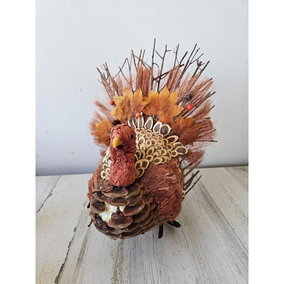 Pier 1 | Holiday | Vintage Pier Sisal Turkey Thanksgiving Centerpiece ...